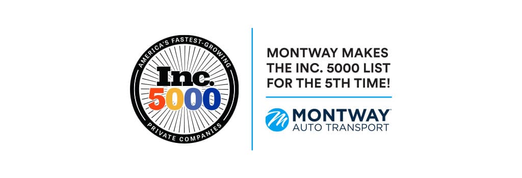Montway Auto Transport Makes the Inc. 5000 List | Montway Auto Transport